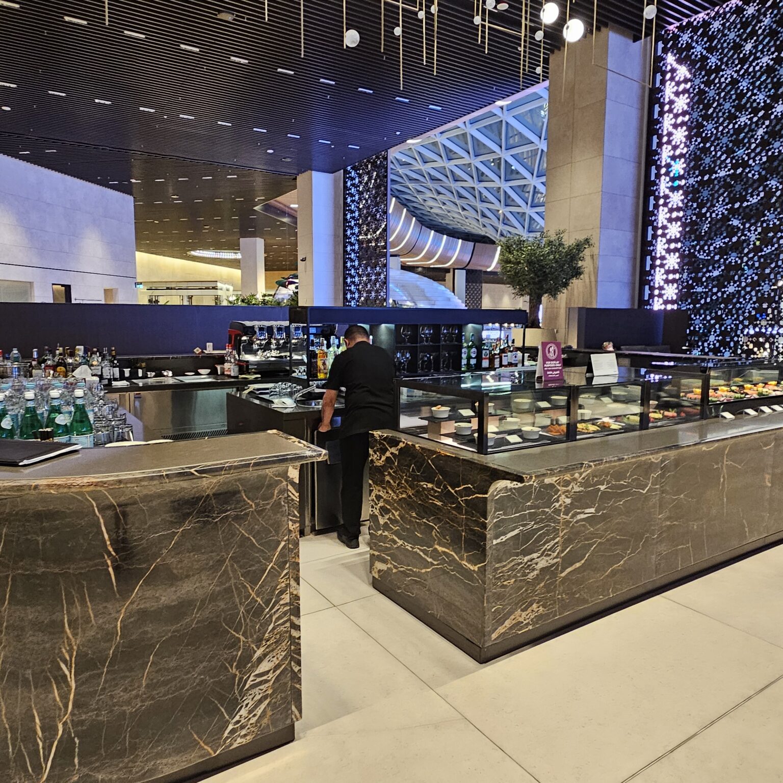 Review: Qatar Airways Al Mourjan - The Garden Business Lounge (DOH)
